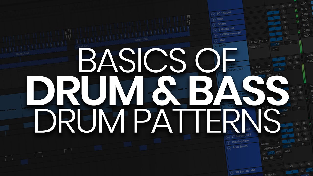 Basics of Drum & Bass drum patterns - We Are Overdriven