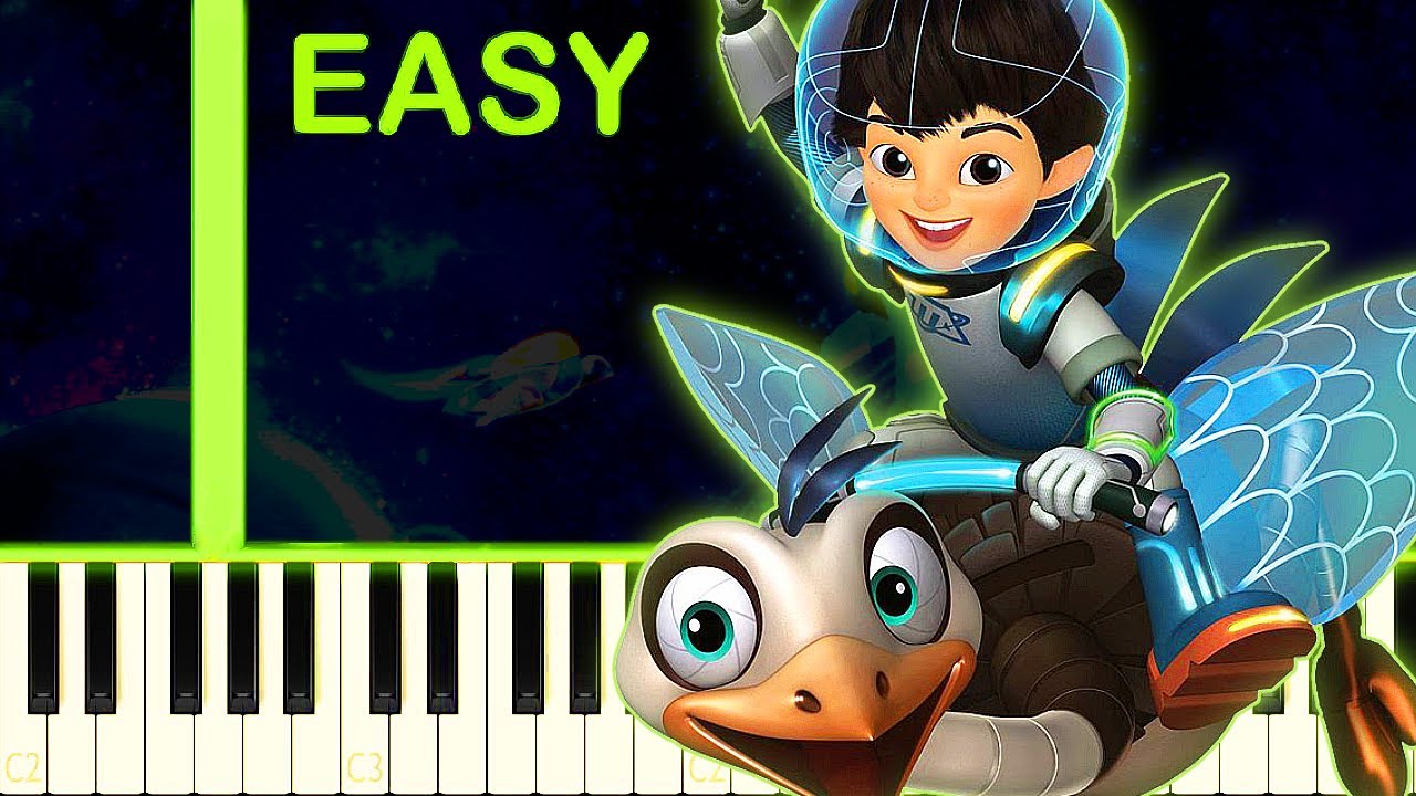 MILES FROM TOMORROWLAND THEME - EASY Piano Tutorial - We Are Overdriven